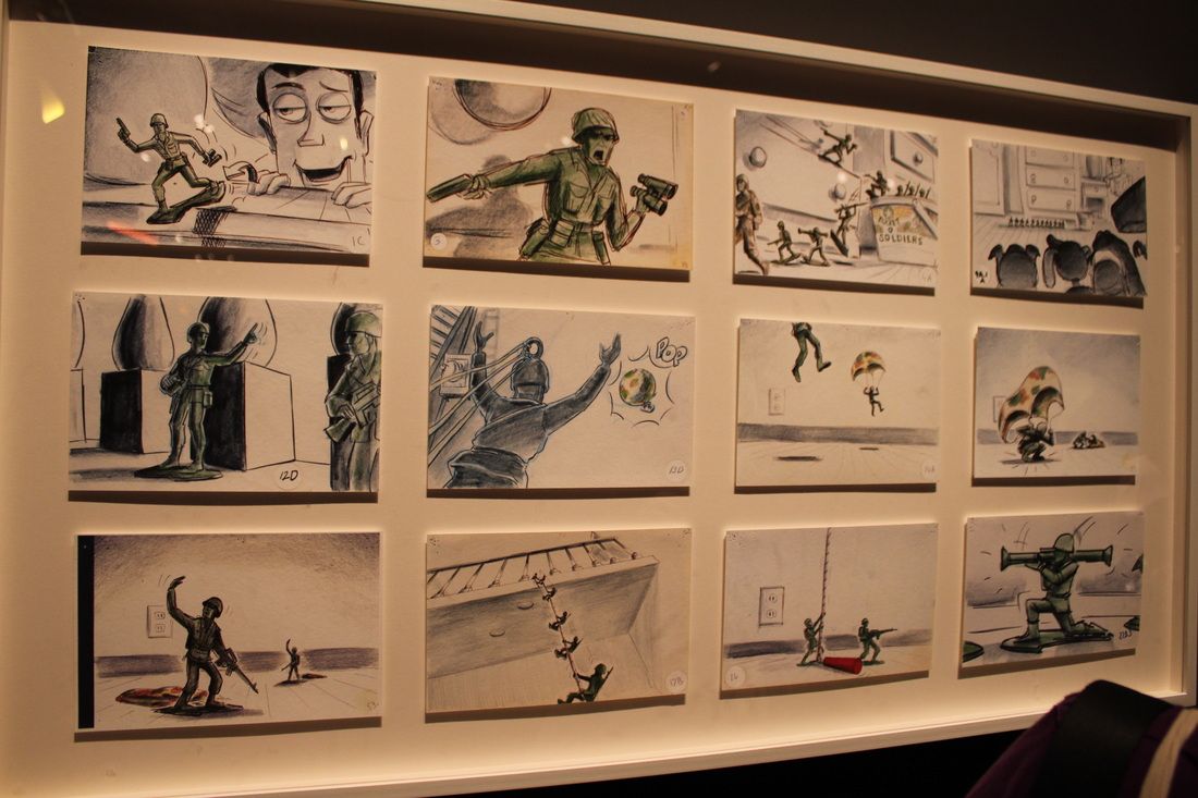 Pixar Animation Storyboard